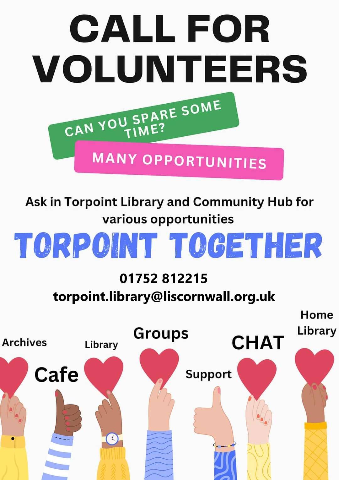 Volunteer at Torpoint Library's Cafe and Home Library Service ...