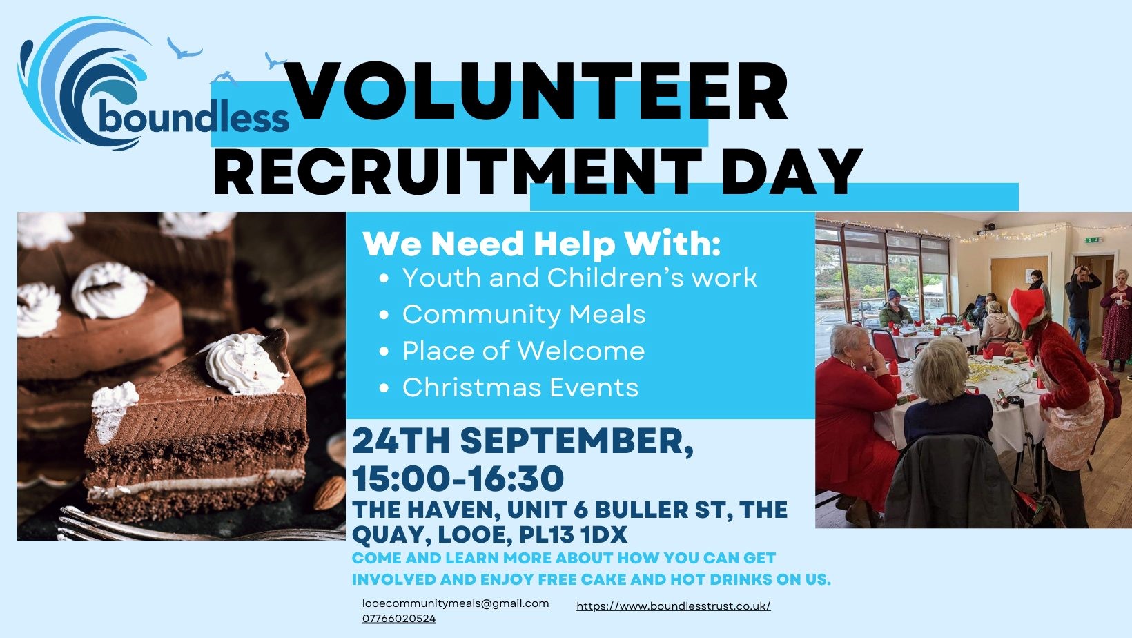 Volunteer Recruitment Day with The Boundless Trust | Volunteer Cornwall CRM